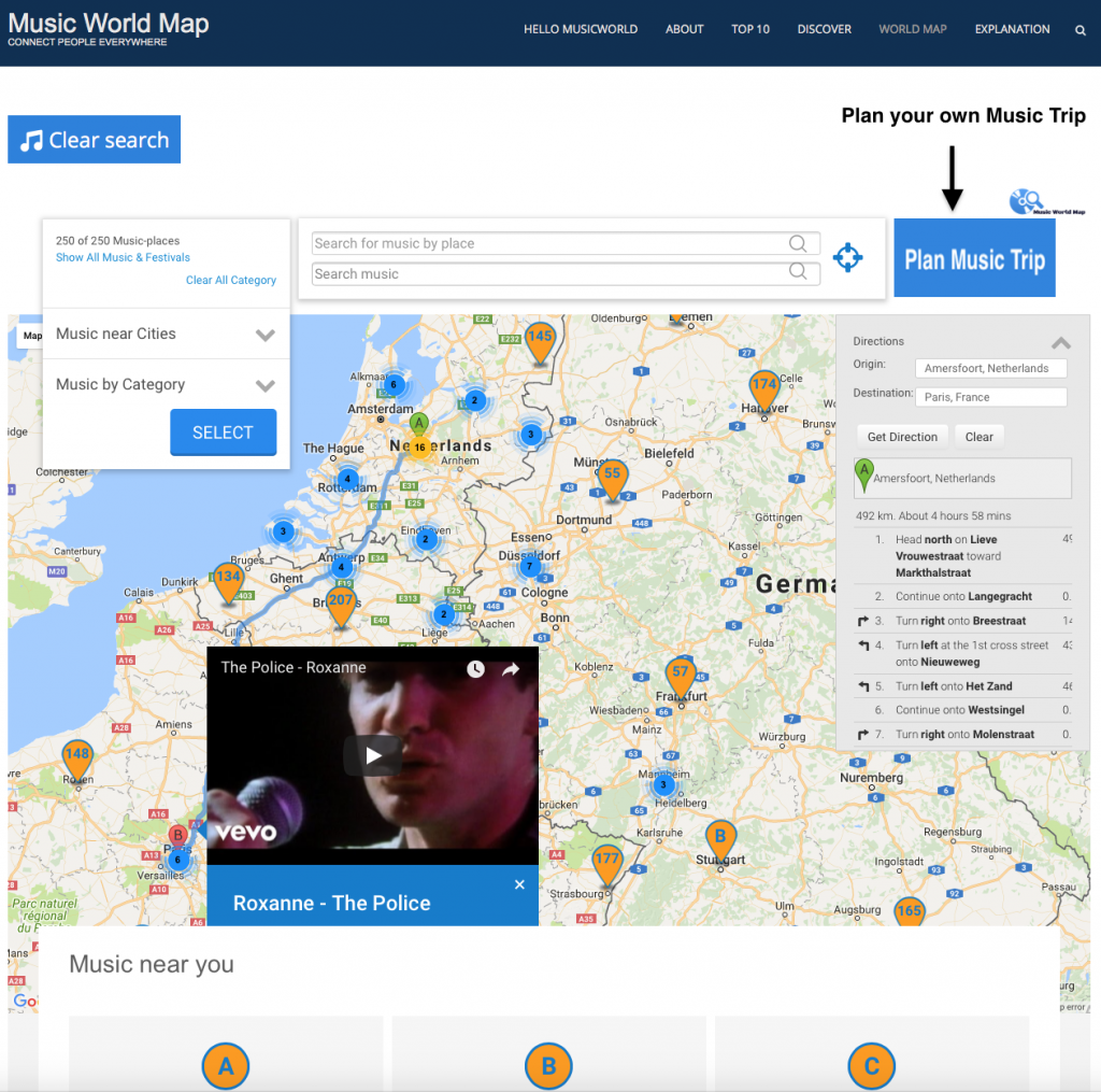 Help – Music World Map
